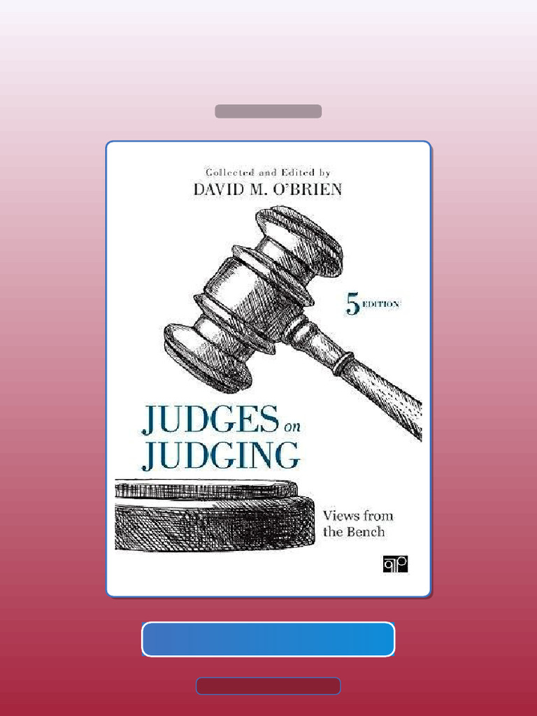 Test Bank for Judges on Judging Views From the Bench | PDF ...