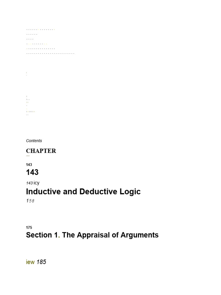 Induction Deduction Reading 01 | PDF | Argument | Deductive Reasoning