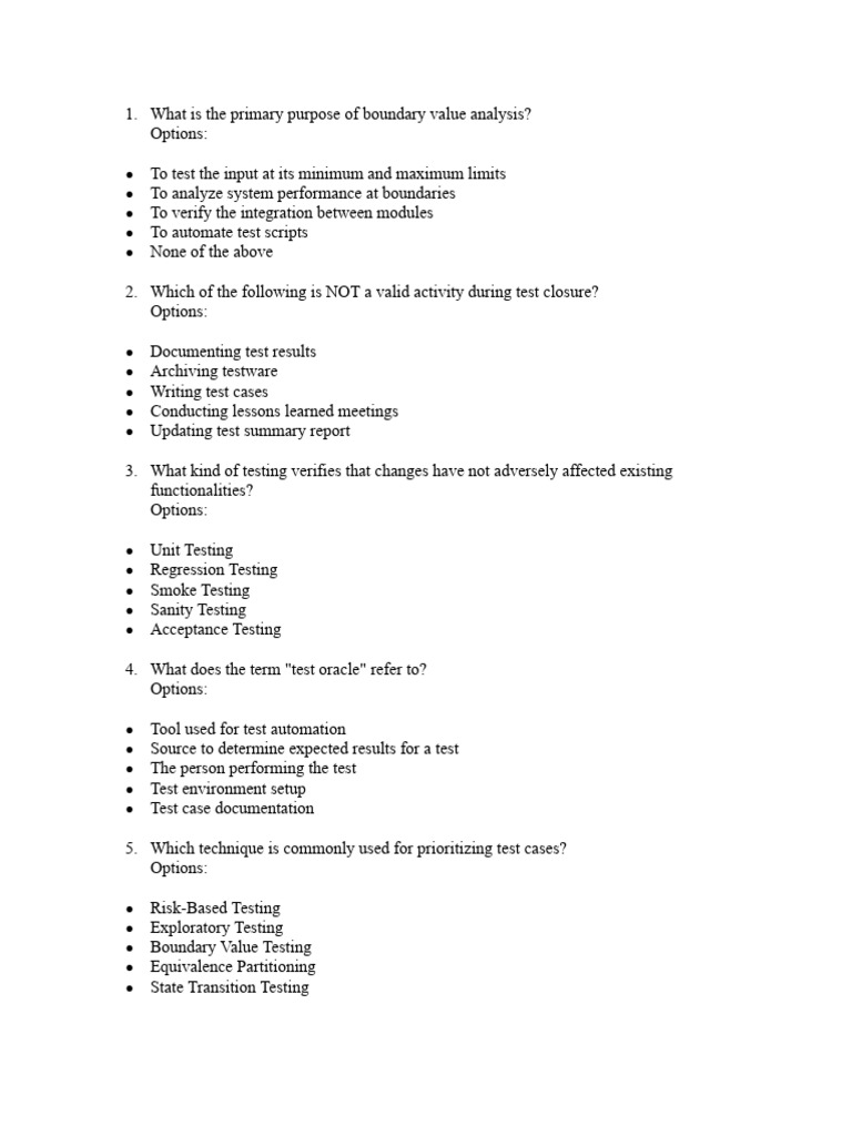 MyCom Sample Questions | PDF | Software Testing | Unit Testing