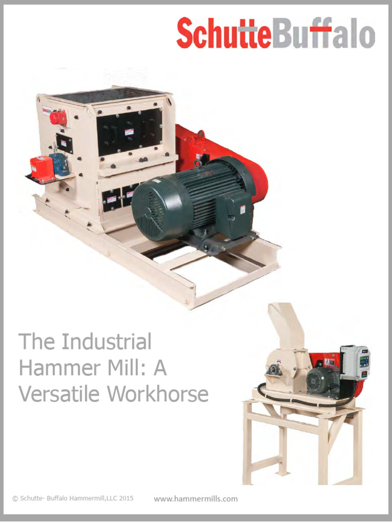 Industrial Hammer Mills.eb | PDF | Abrasive | Hammer
