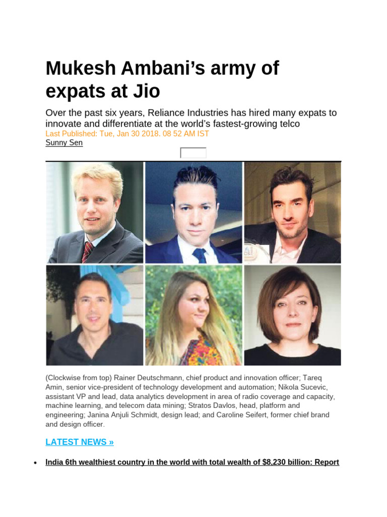 JIO STORY | PDF | 4 G | Telephone