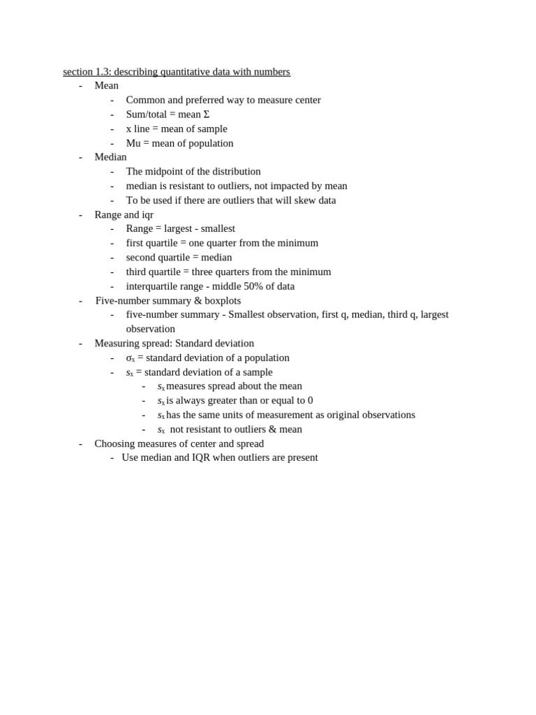 AP Stats 1.3 | PDF