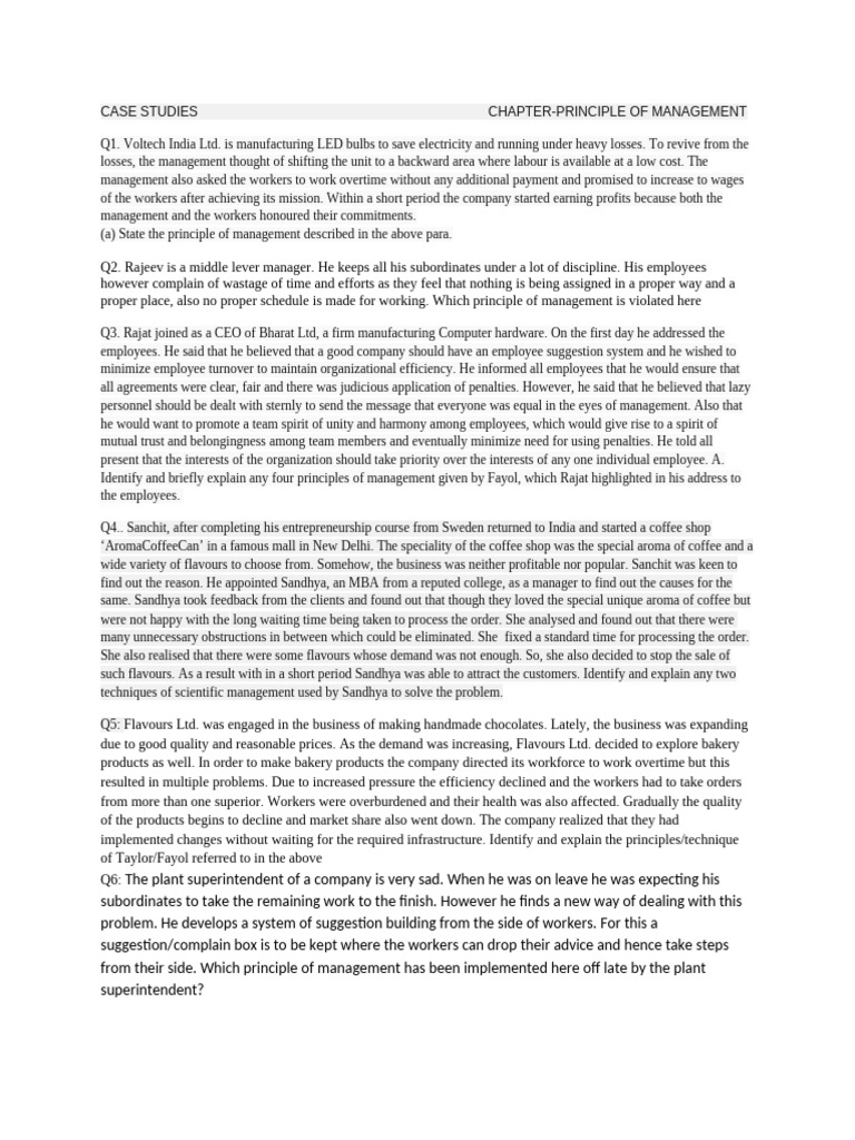 Case Studies Chapter | PDF | Employment | Economies