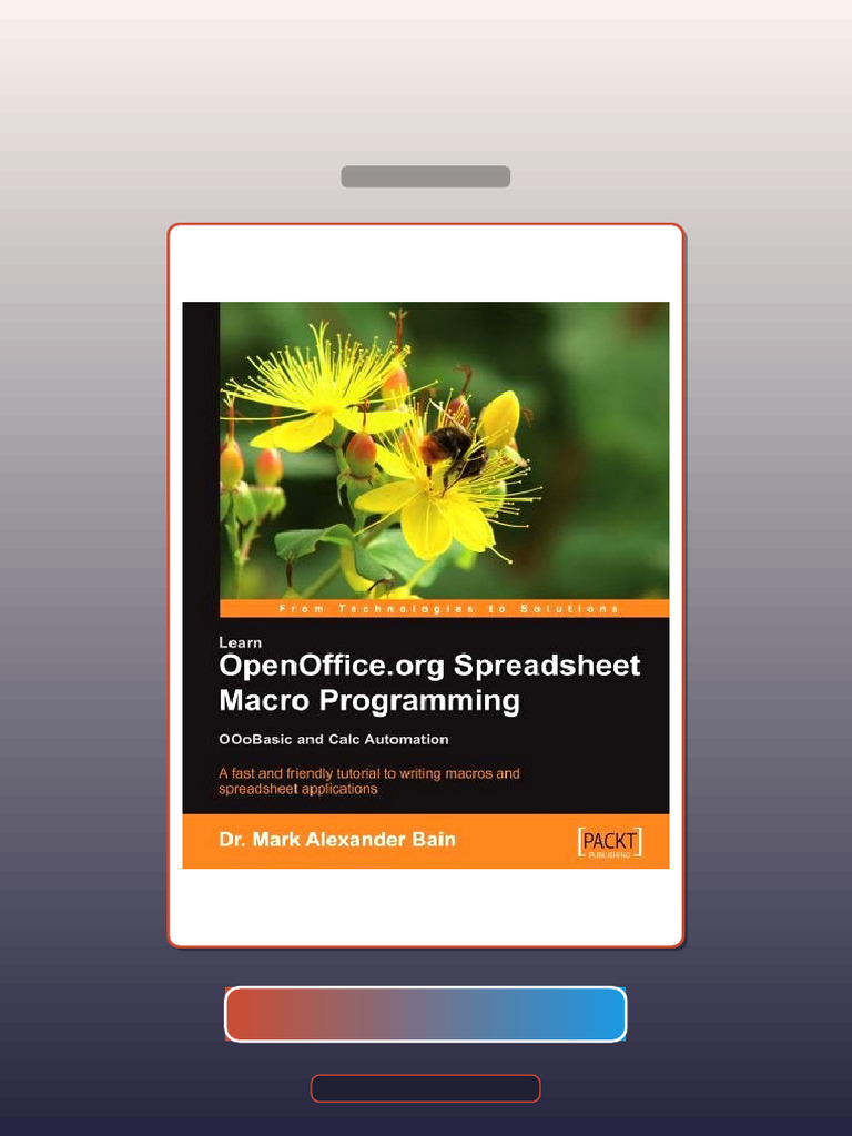 Test Bank for Learn OpenOfficeorg Spreadsheet Macro Programming ...
