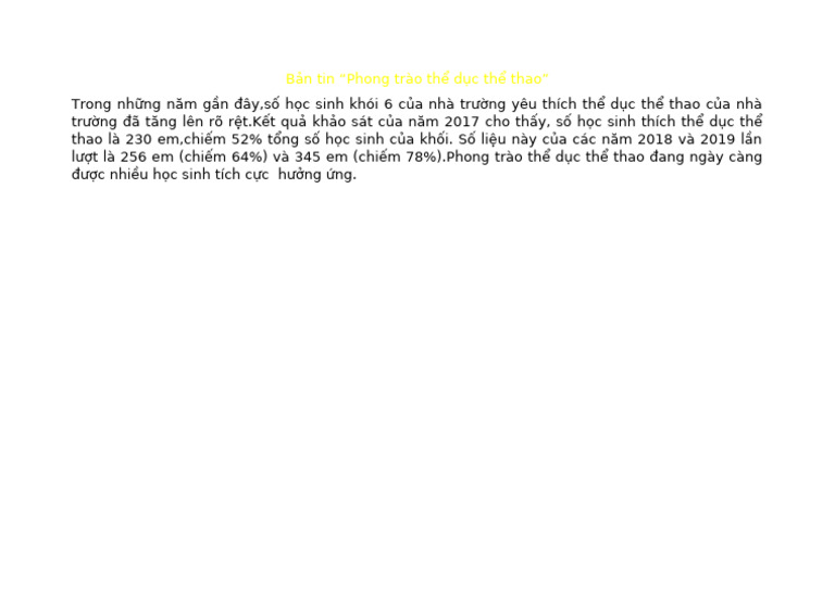 Ban Tin Phong Tra o Doc Sach | PDF