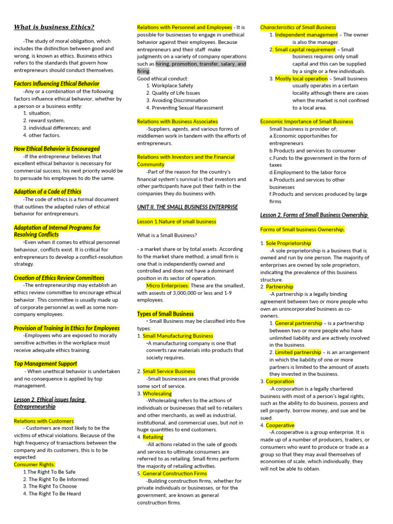 Entrep Behavior Reviewer | PDF | Insurance | Life Insurance