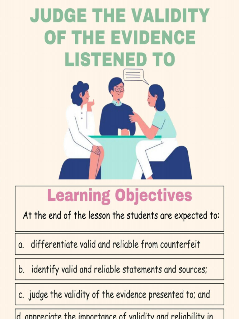 Judging The Validity | PDF
