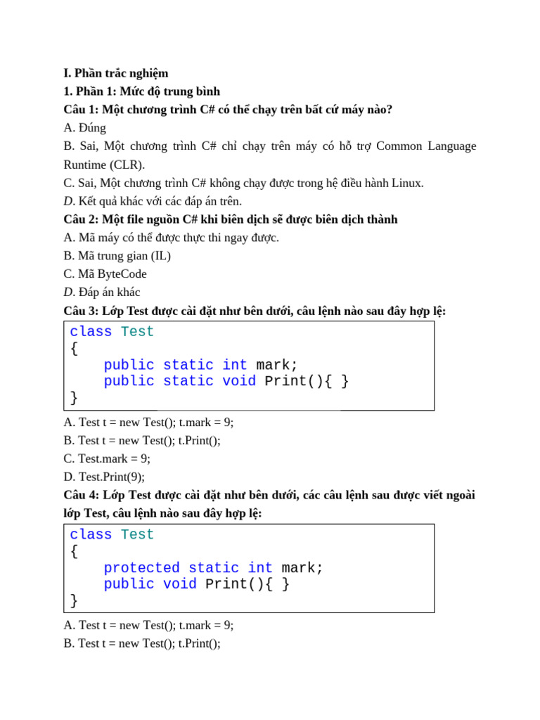 On Thi Ly Thuyet | PDF