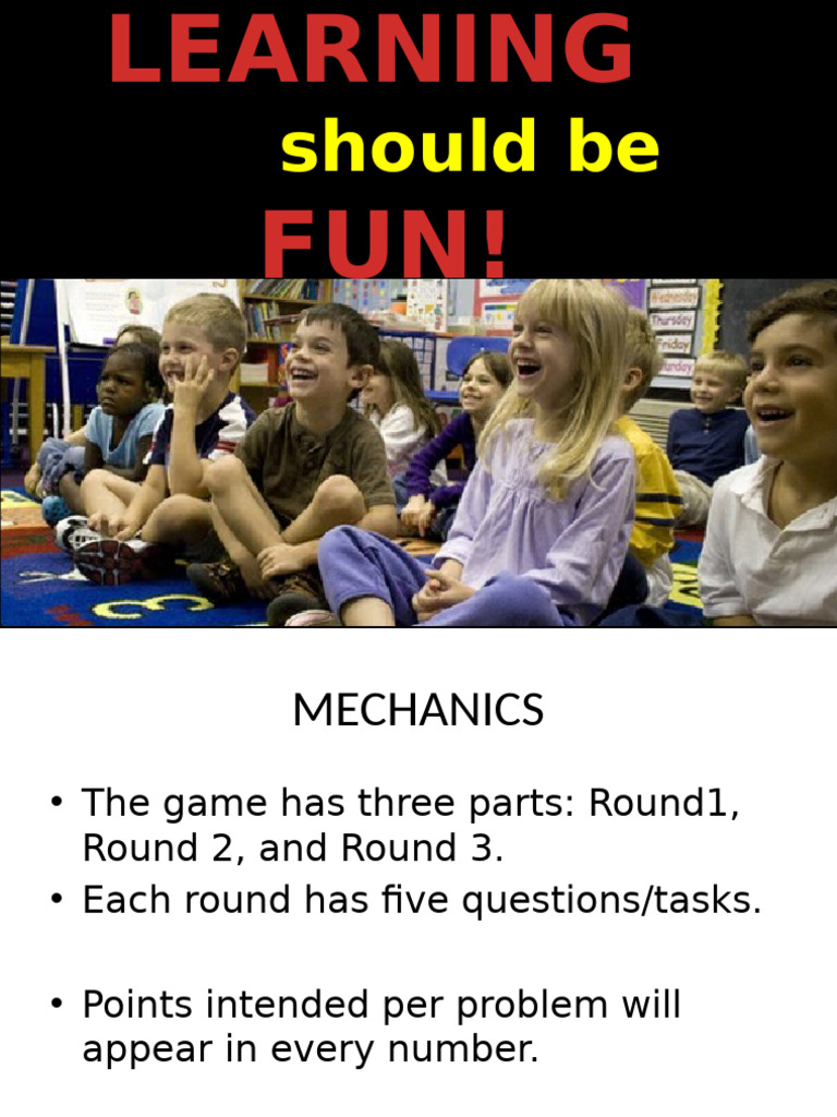 Game for Class-1 | PDF