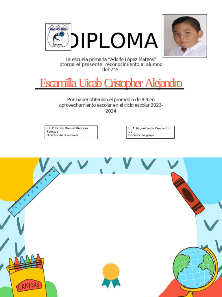 Diploma Alejandro | PDF