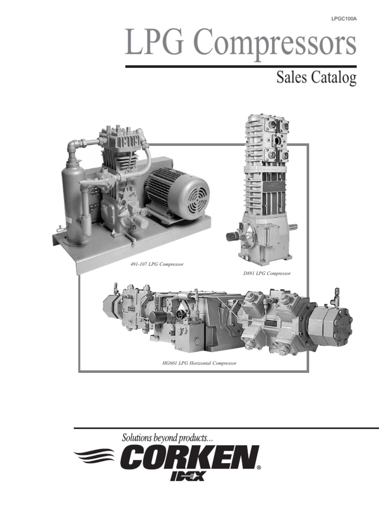 Catalog for LPG Compressors - Corken | PDF | Piston | Pressure