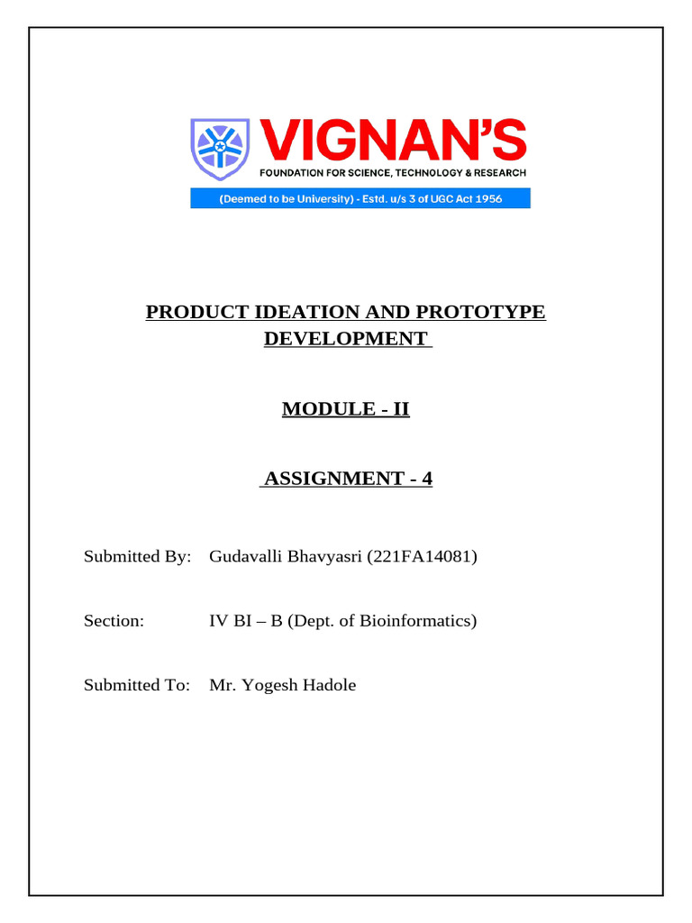 product ideation and prototype development | PDF | Single Nucleotide ...