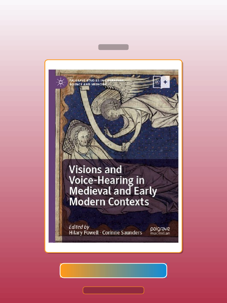 Test Bank for Visions and VoiceHearing in Medieval and Early Modern ...
