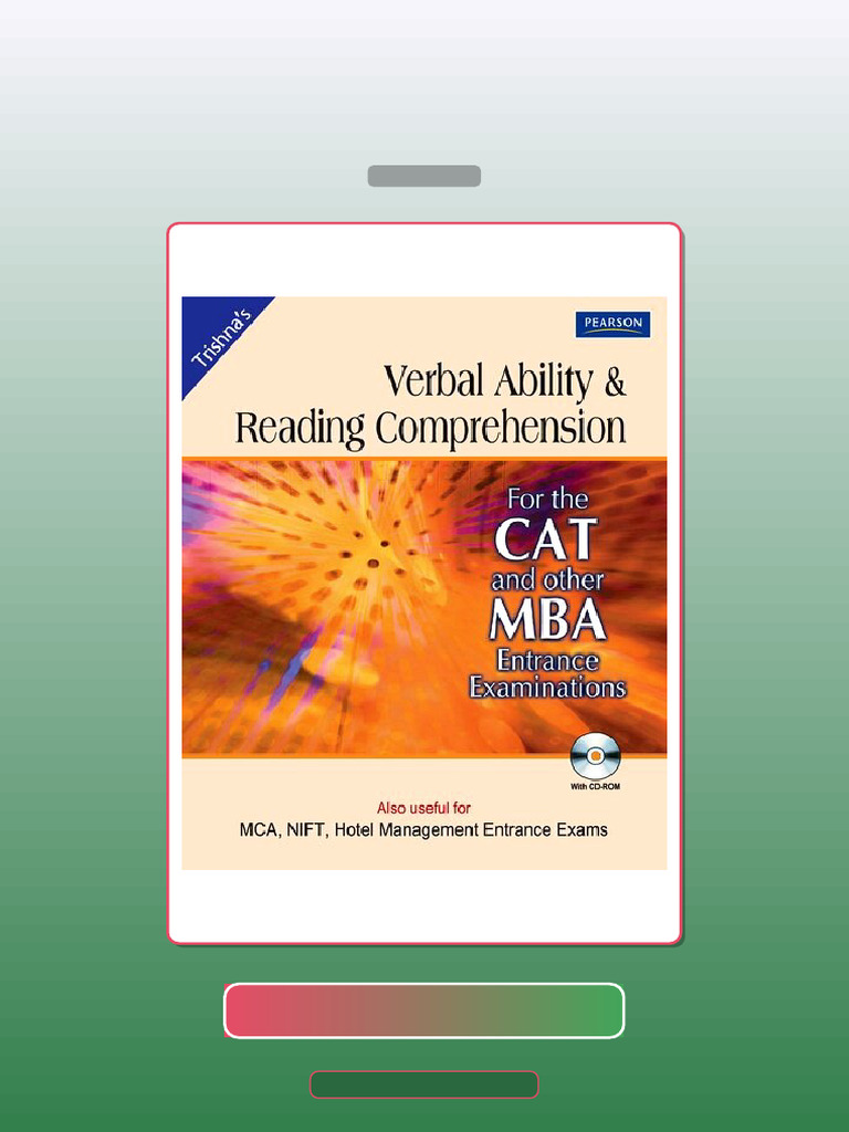 Test Bank for Verbal Ability Reading Comprehension for the CAT and ...