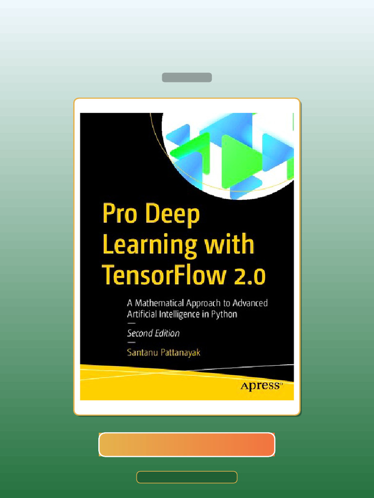 Test Bank for Pro Deep Learning With TensorFlow 20 Mathematical ...