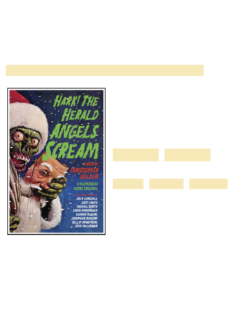 Hark The Herald Angels Scream Unknown ebook full chapter set 2026 | PDF