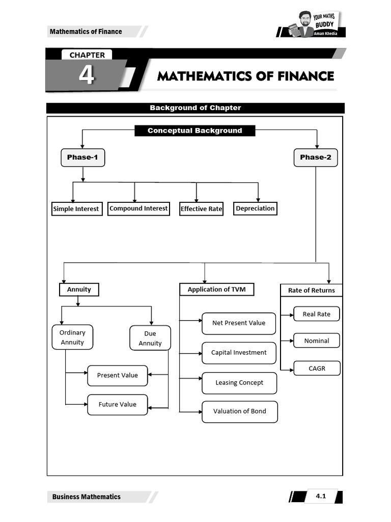 4.Mathematics of Finance (Updated) | PDF | Present Value | Net Present ...