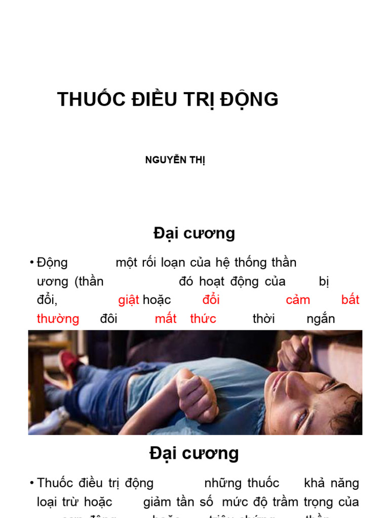 Thuoc Dieu Tri Dong Kinh File Pp | PDF