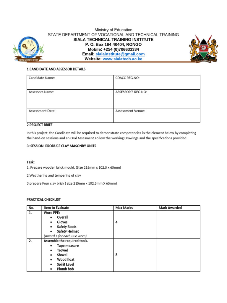 Produce Masonry Unit.1 | PDF | Brick | Personal Protective Equipment