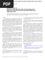 ASTM D3385: Double-Ring Infiltrometer | PDF | Earth Sciences | Civil ...