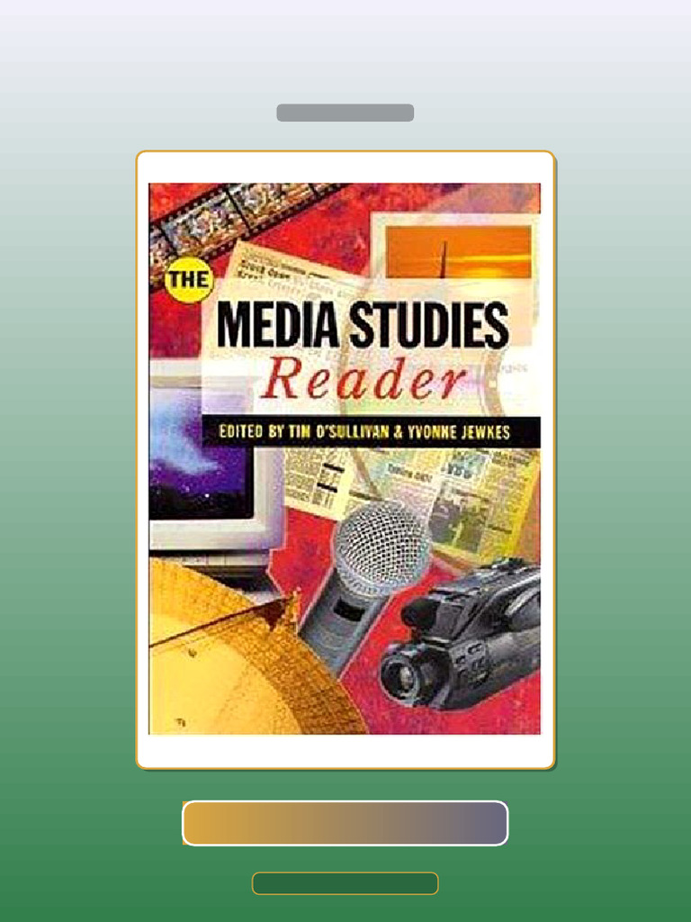 Test Bank for the Media Studies Reader | PDF | Multiple Choice | Curriculum