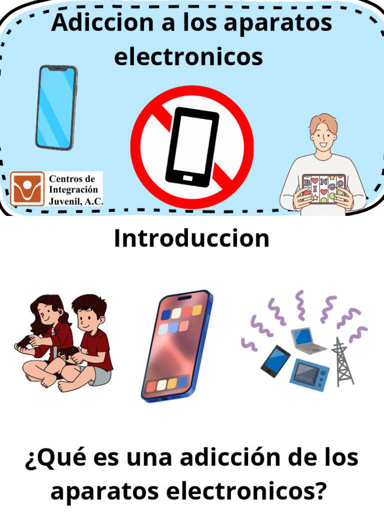 Adicción a Aparatos Electrónicos: Causas y Soluciones | PDF
