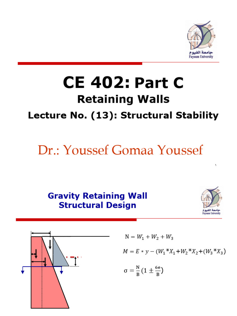 13- Structural Design Retaining Walls-3 | PDF | Civil Engineering ...
