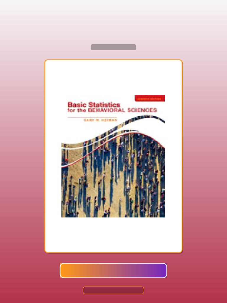 Test Bank for Basic Statistics for the Behavioral Sciences 7th Edition ...