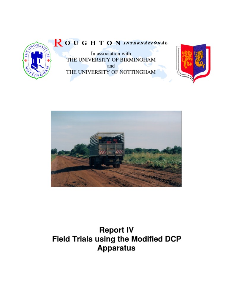 DCP Testing For Low Cost Rural Roads | PDF | Road Surface | Road
