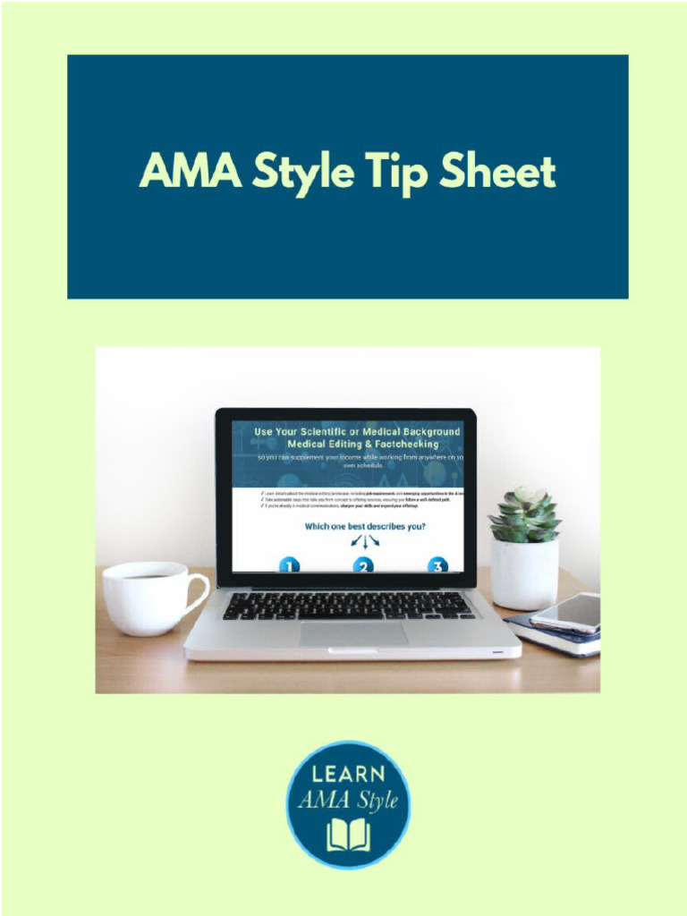 AMA Style—a Tip Sheet to Get Started.v2 | PDF