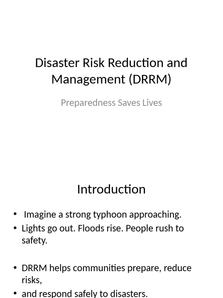 DRRM_Presentation | PDF