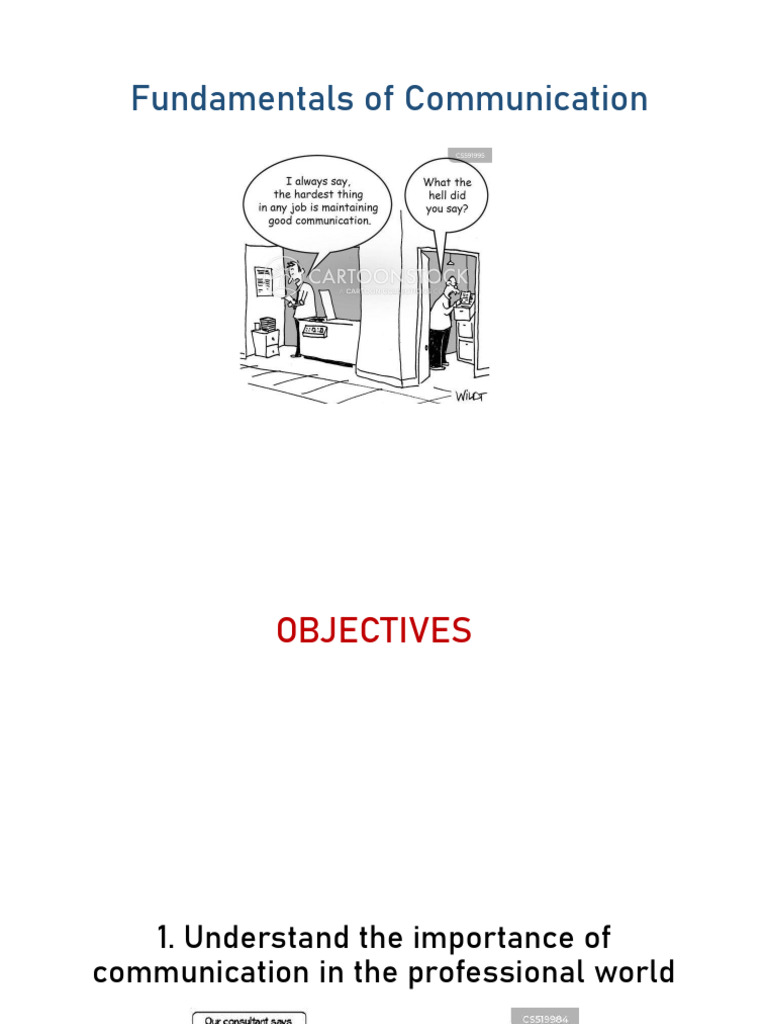 Effective Professional Communication Essentials | PDF | Communication ...