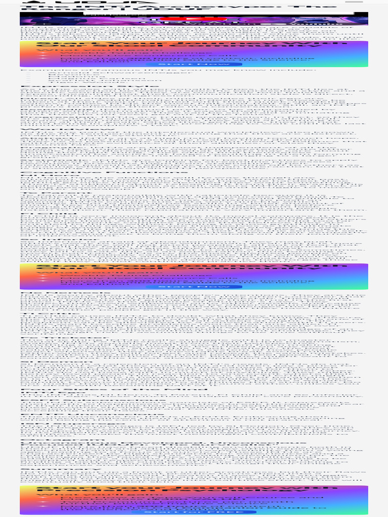The INTJ Archetype The Ranger UDUF | PDF | Unconscious Mind ...