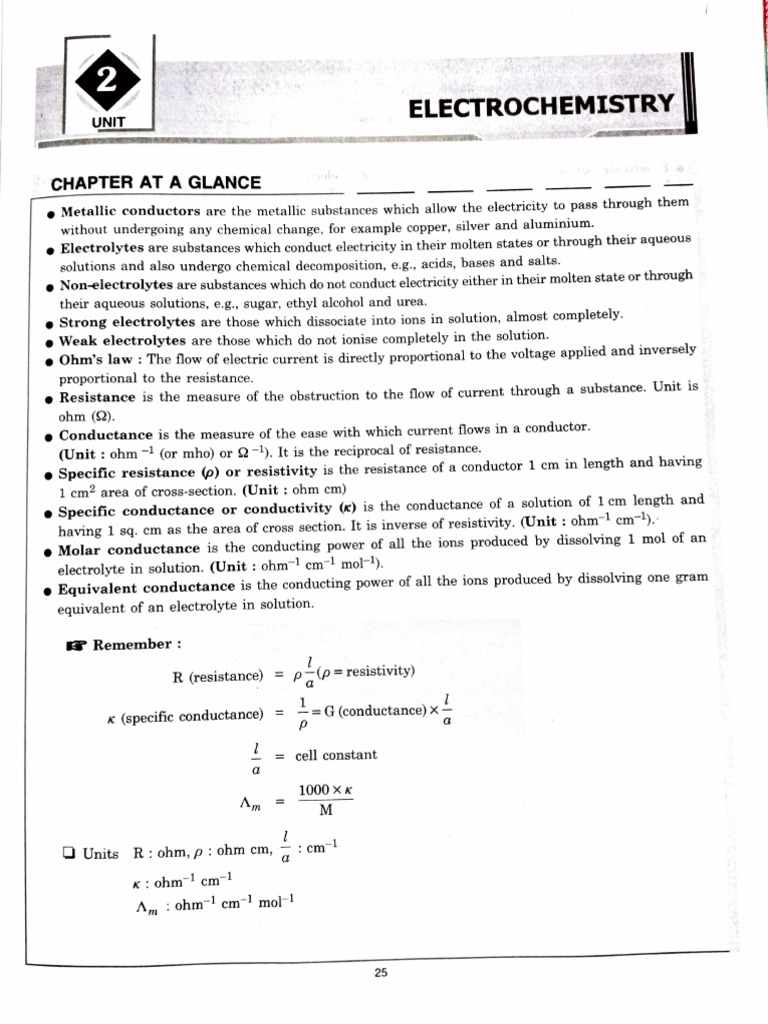 Electrochemistry | PDF