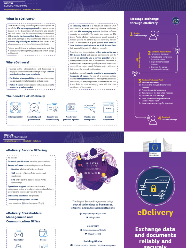 EDelivery Leaflet | PDF | Computer Network | Wireless Access Point