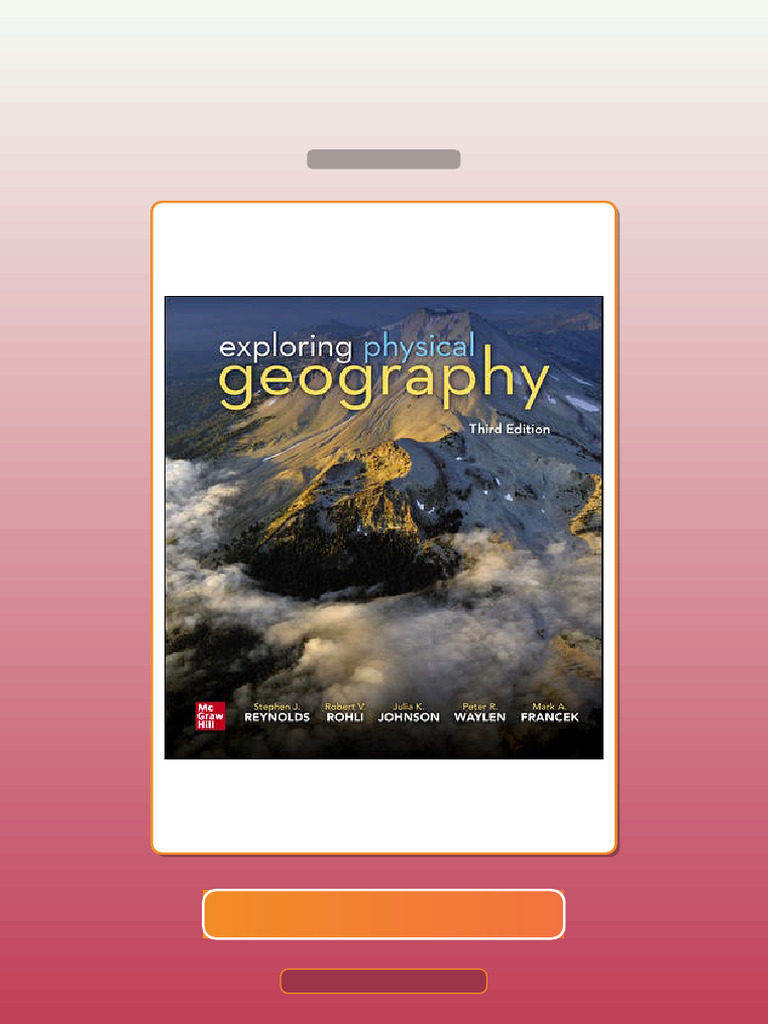 Test Bank for Exploring Physical Geography 3rd Edition Stephen Reynolds ...