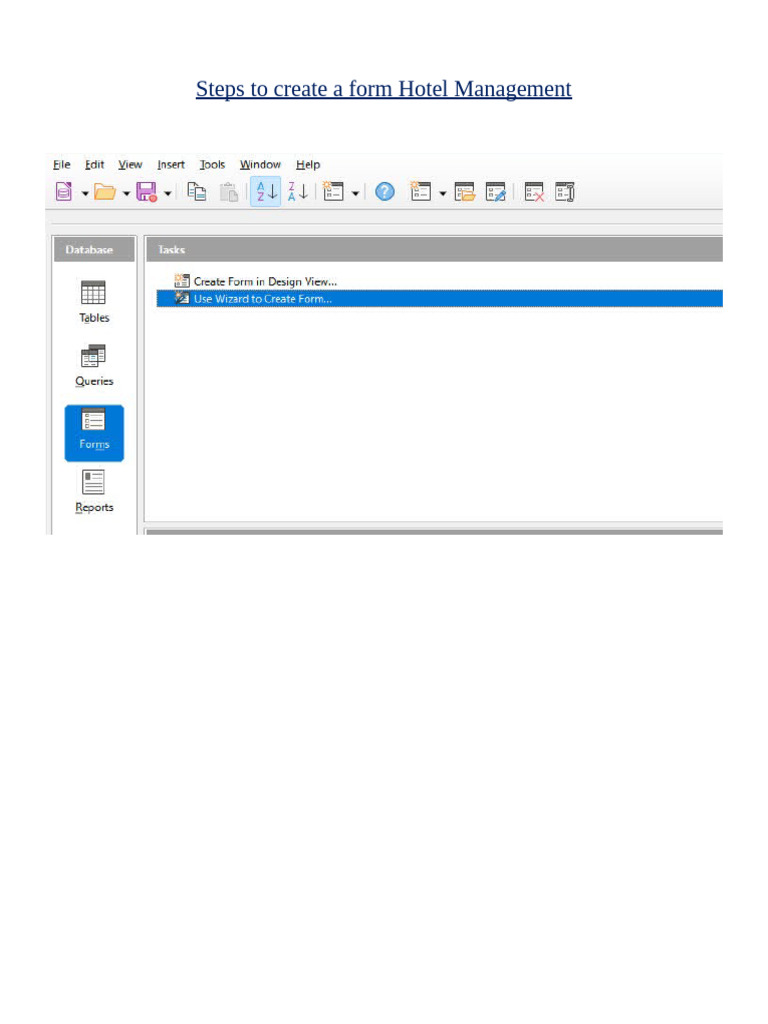 Steps to Create Form 3 | PDF
