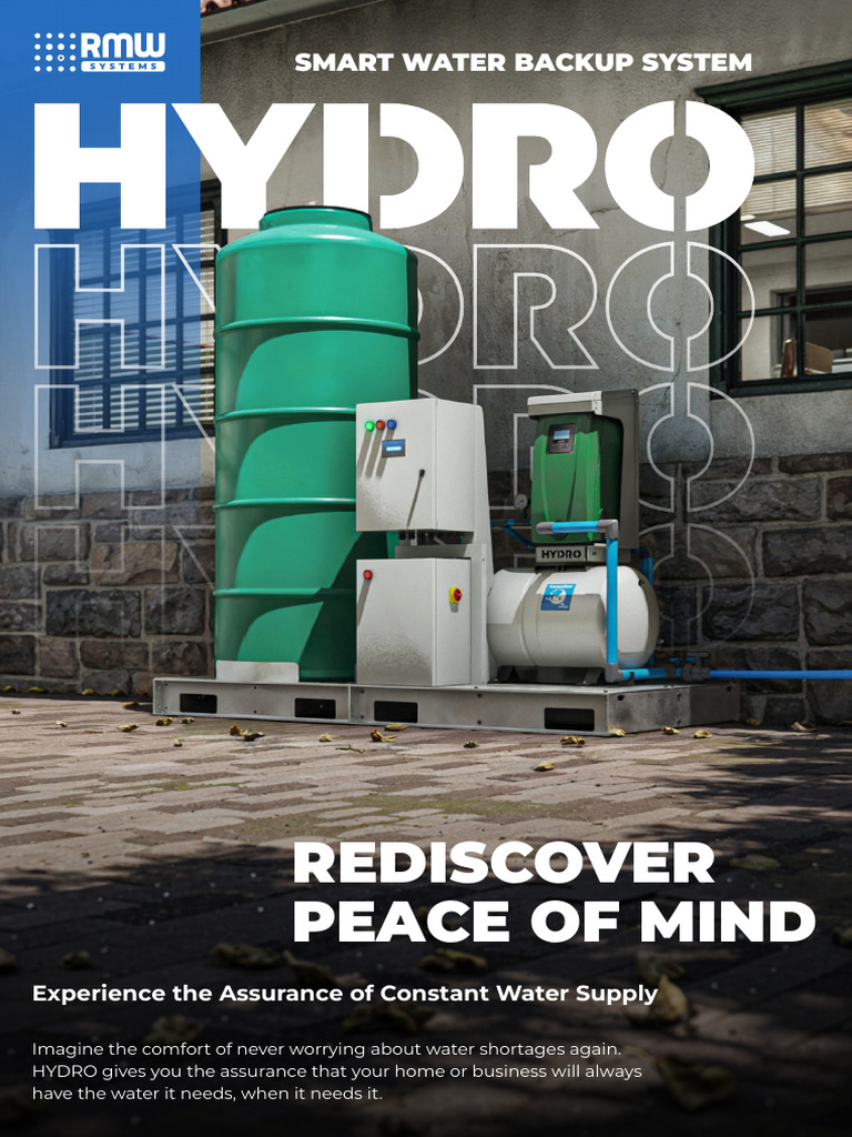 Smart Water Backup System Overview | PDF | Water | Automation