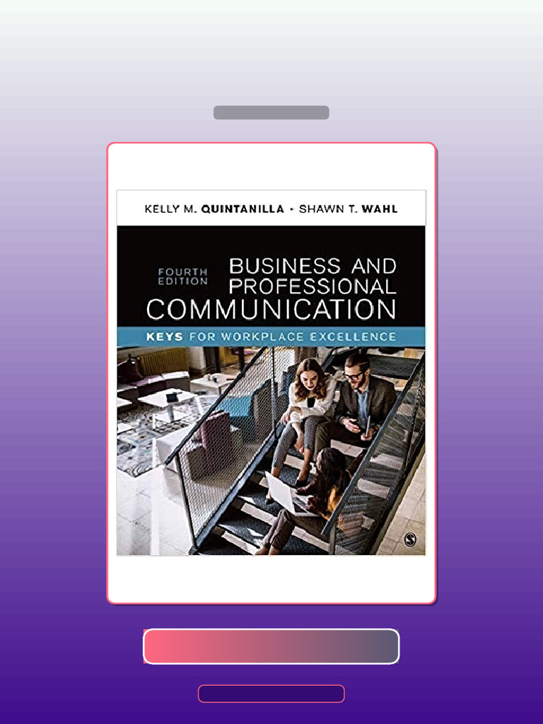 Test Bank for Business and Professional Communication KEYS for ...