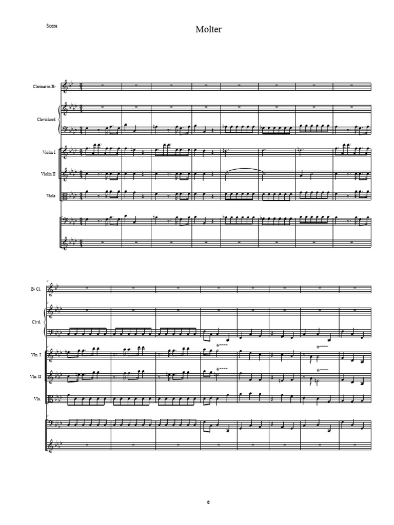 molter part. | PDF | Musical Instruments