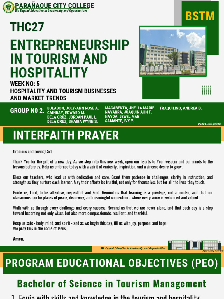 Group 2 PPT_20260112_200506_0000 | PDF | Tourism | Hospitality Industry