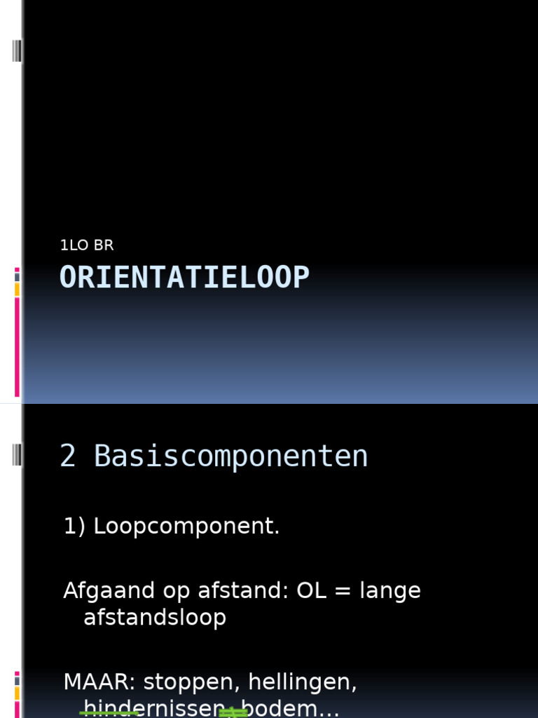 ORIENTATIELOOP Slides | PDF