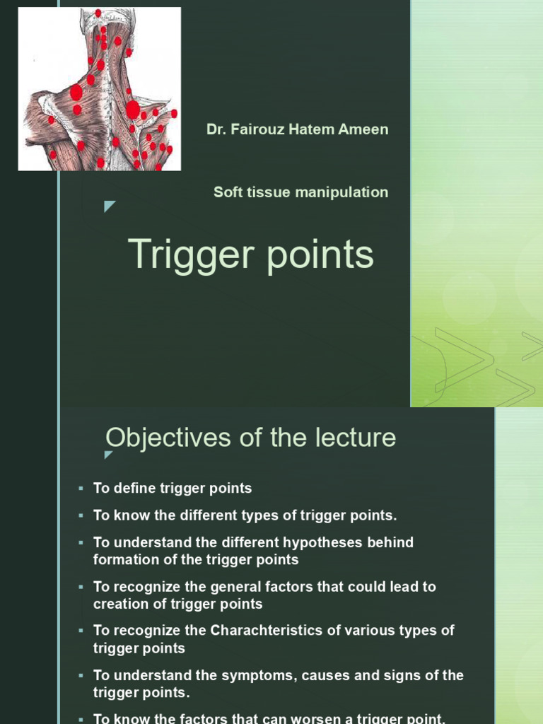 Lec 5 Trigger Points (2) | PDF | Myofascial Trigger Point | Pain