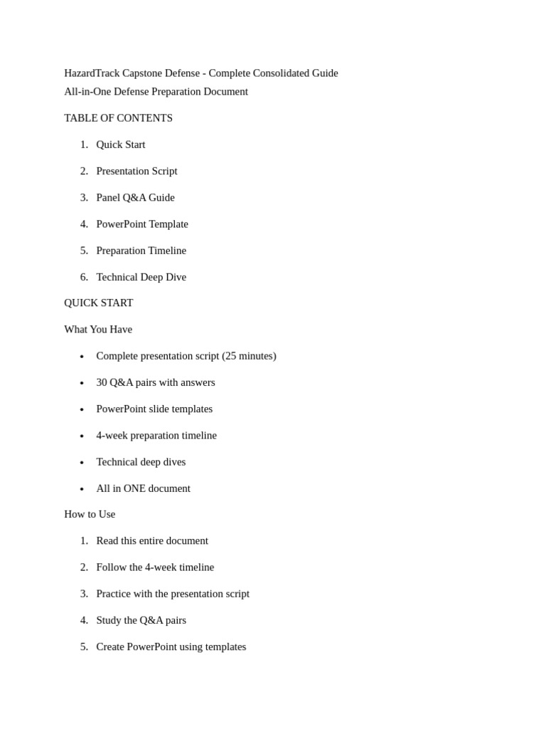 HazardTrack Capstone Defense Guide | PDF | Usability | Databases