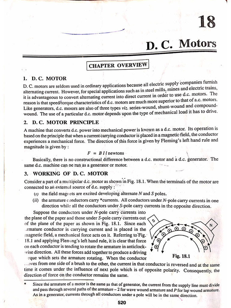 DC Motors | PDF