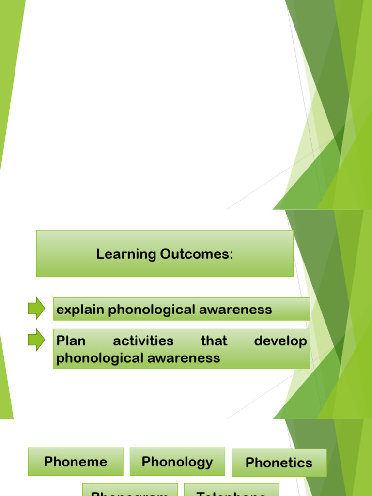 Phonological Awareness Activities Guide | PDF | Applied Linguistics ...