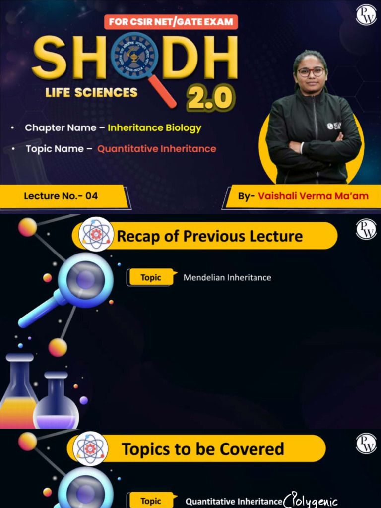 Inheritance Biology 04_Class Notes | PDF