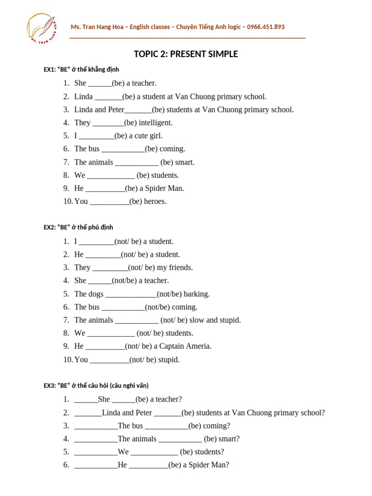 Topic 3. Present Simple | PDF | Lunch