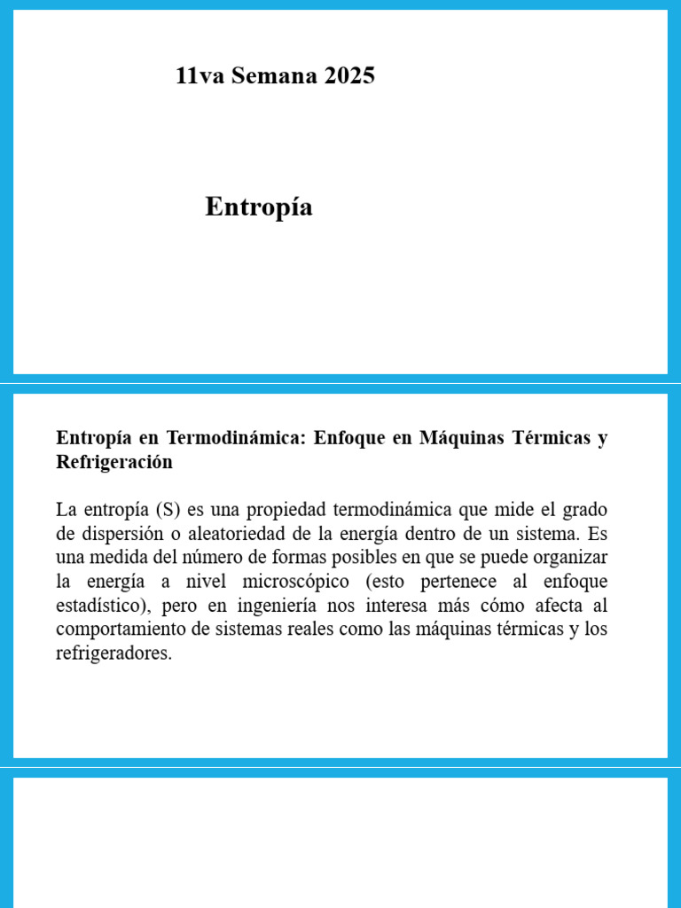 entropia | PDF | Entropía | Termodinámica