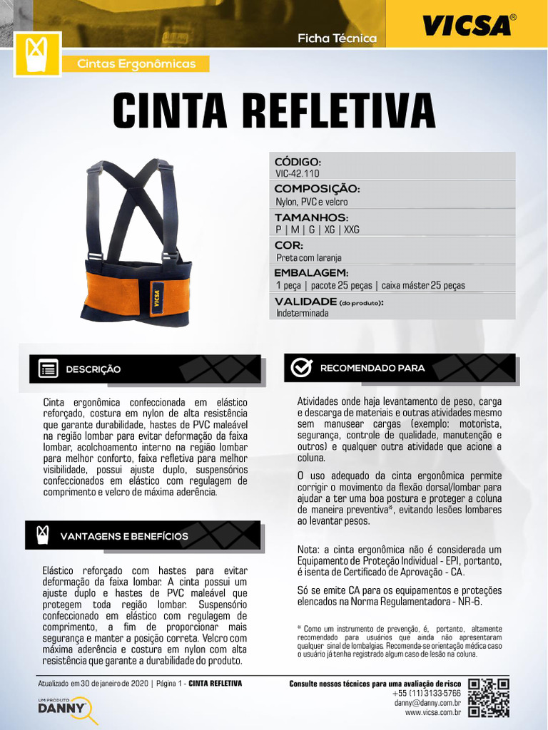 Cinta Reflexiva Vic42110 | PDF